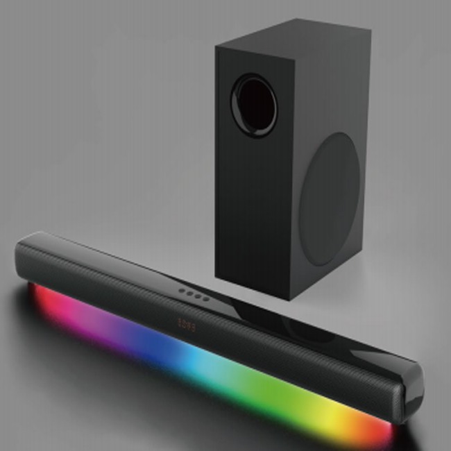 Sounbar with lights